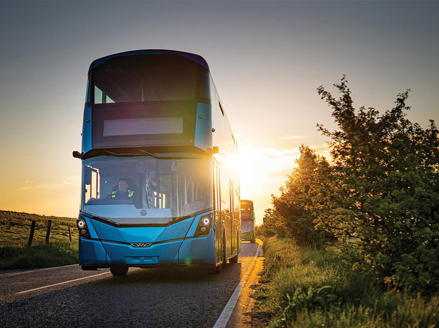 Wrightbus Electroliner buses enter service with Translink